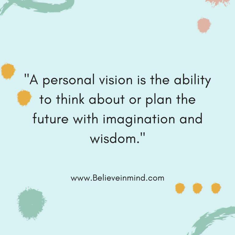How to Achieve Your Personal Vision in 6 Simple Ways
