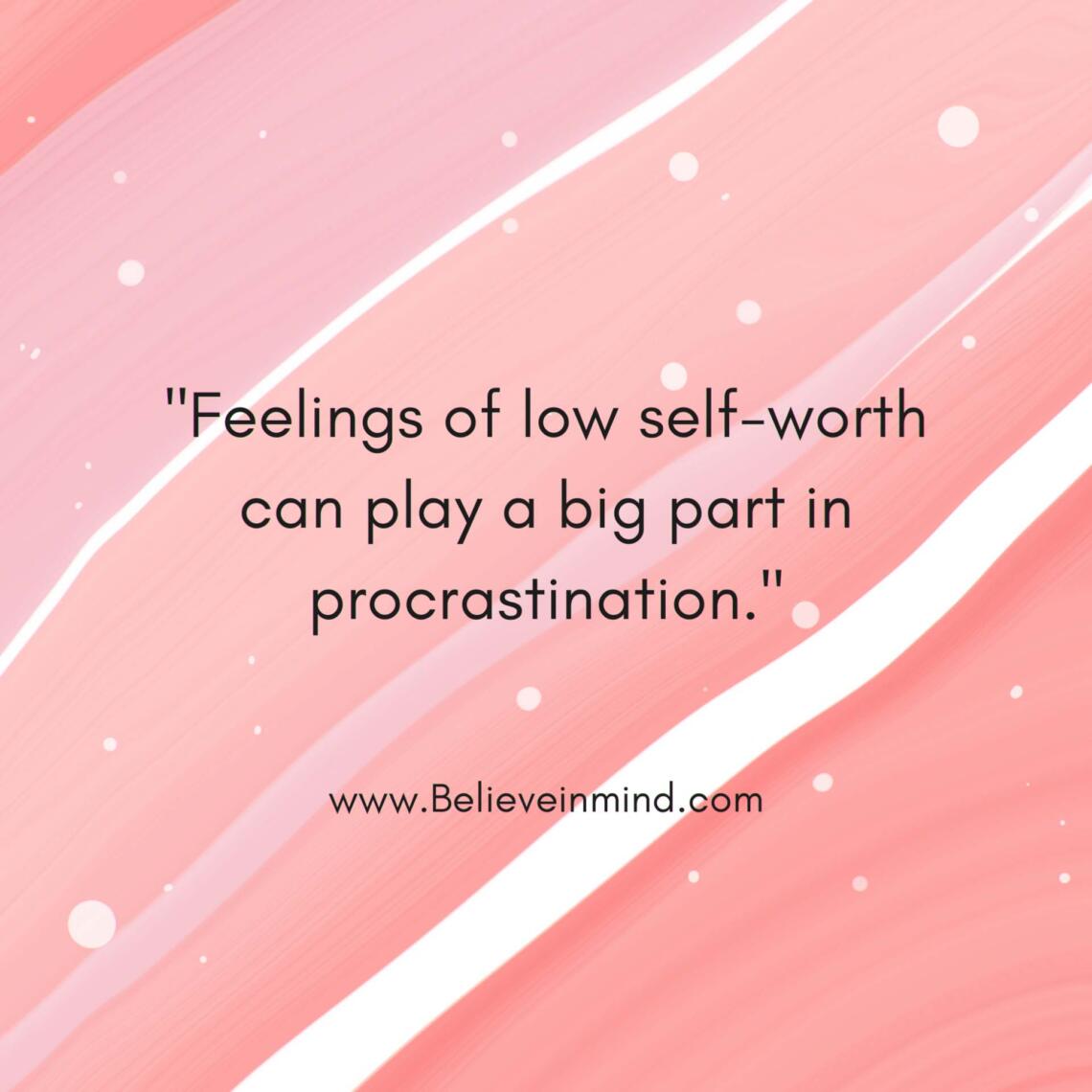 How Procrastination Affects Self-Esteem