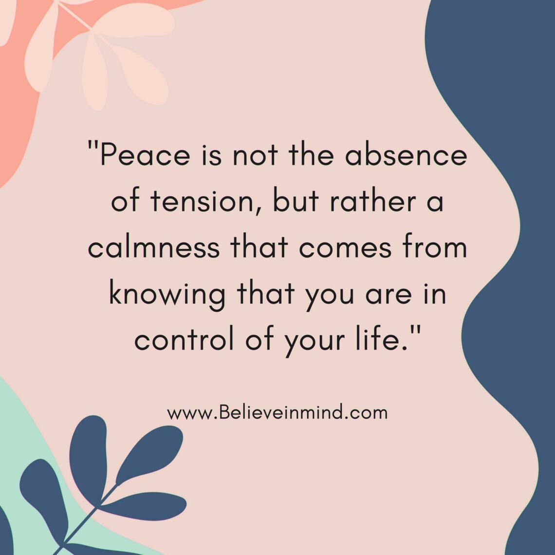 How to Achieve Your Inner Peace in a Busy World - Believe In Mind